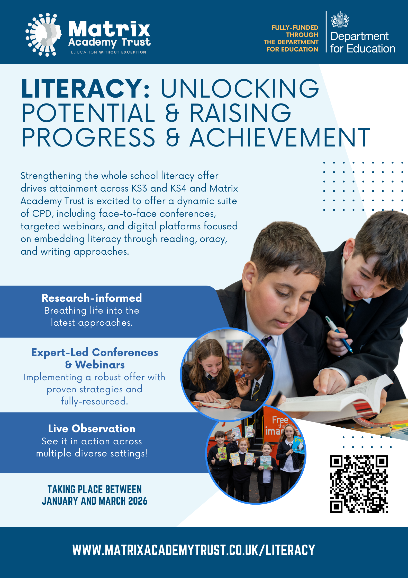 Literacy: Unlocking Potential and Raising Achievement – Matrix Academy ...
